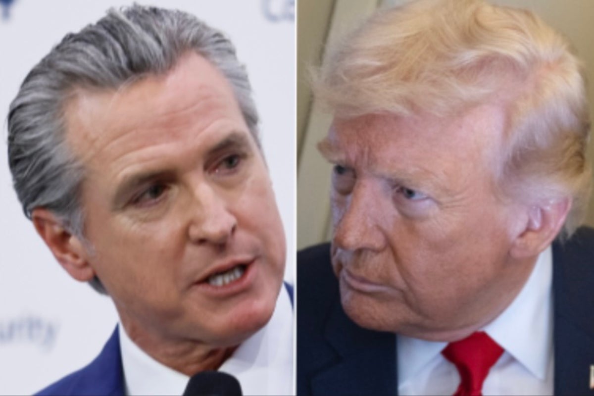 Trump trolls Newsom with chaotic video from downtown LA