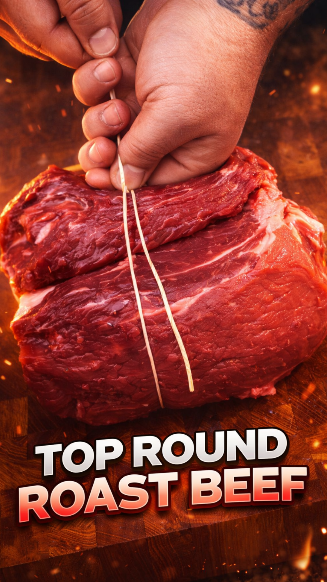 Top round roast beef first choice for flavor and tenderness