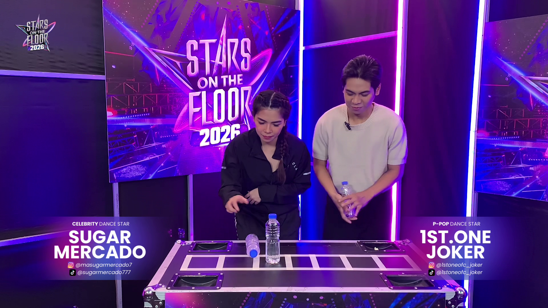 'Stars on the Floor' 2026: Sugar, Joker play the 'Bottle Flip' challenge