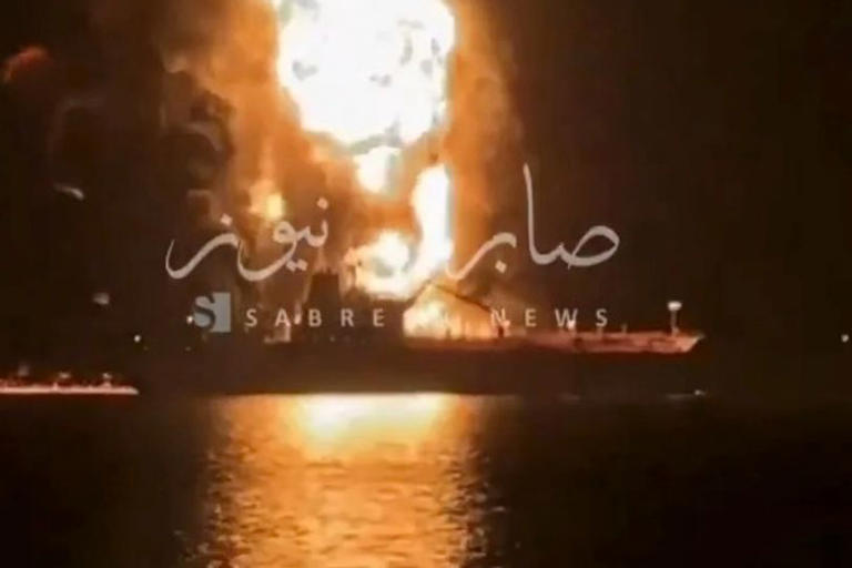 Fireball explosions destroy oil tankers in Iran bomb boat attack as ...