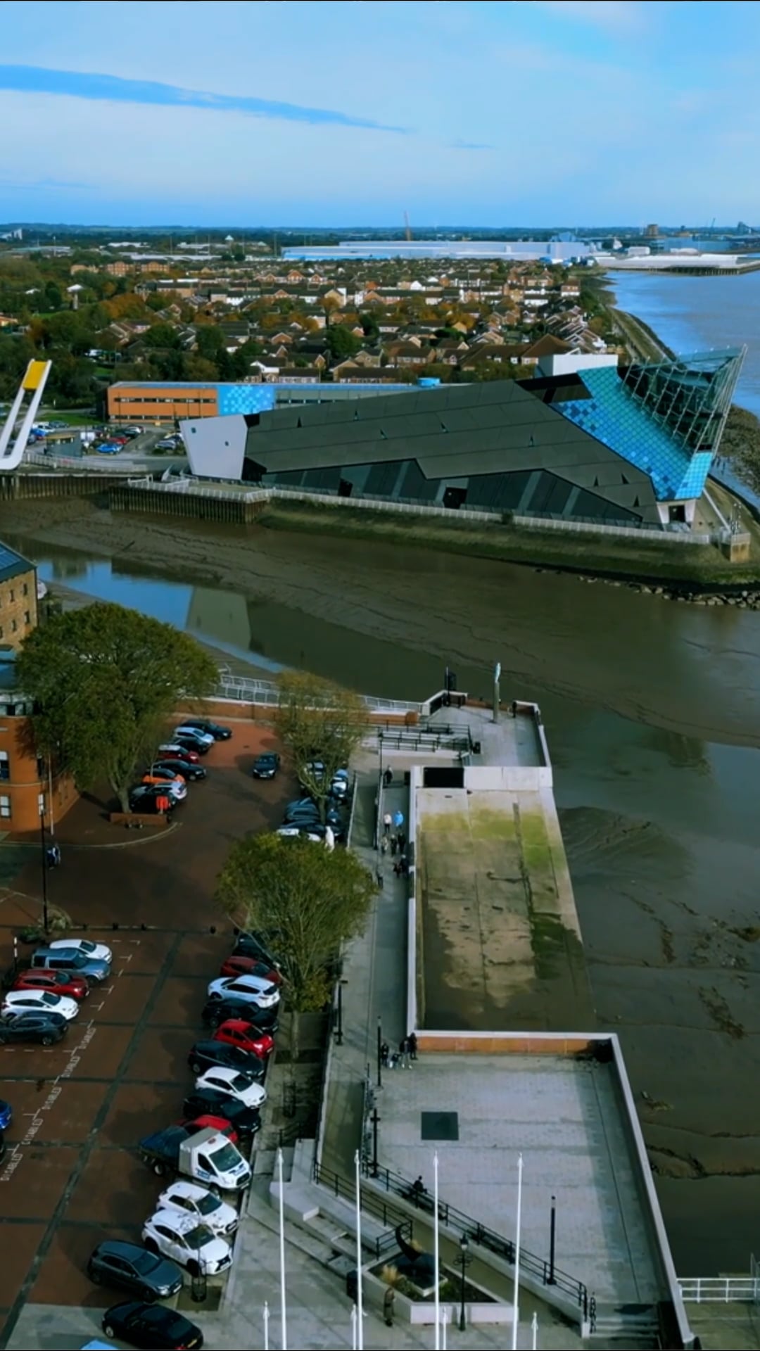 Hull: Drone views of English port city in East Yorkshire
