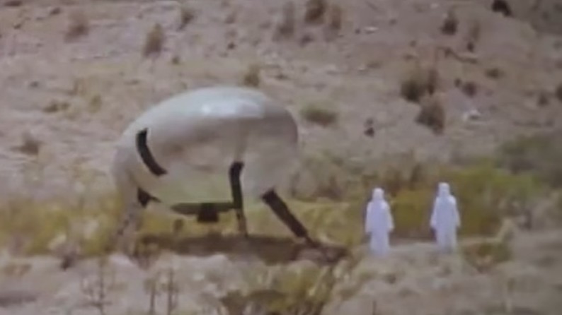 He thought it was a car crash - then two strange beings looked back at him