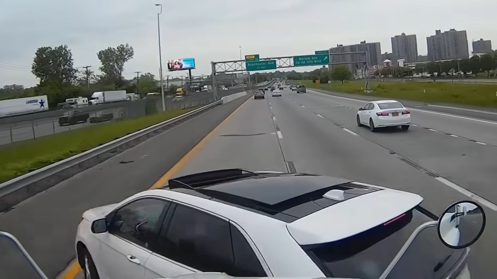 Pick a fight with an 18-wheeler and see how fast your ego loses