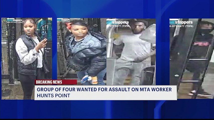 4 people on the run after assault on MTA worker inside Hunt’s Point station