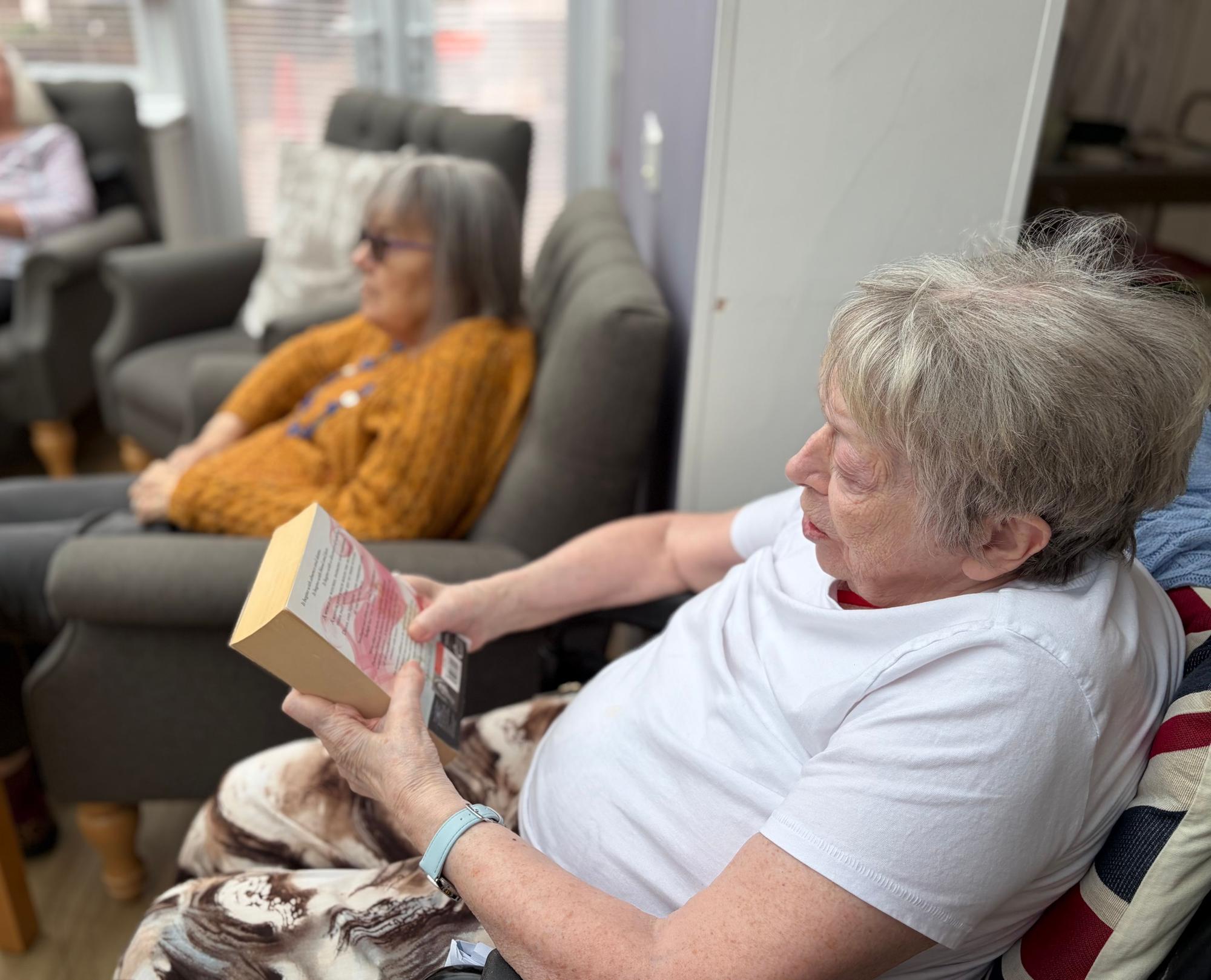 Residents love turning pages together at Little Bramingham Farm in ...