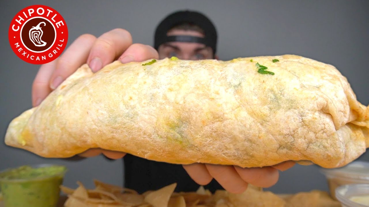 I Ate A Giant Chipotle Burito Mukbang