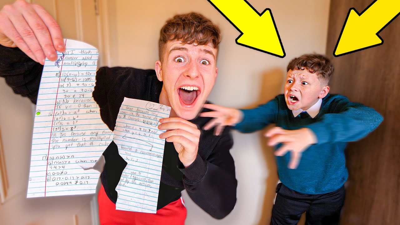 What happened after destroying my little brother’s homework