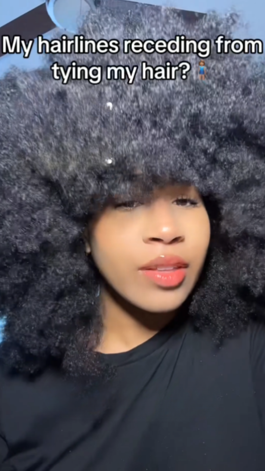 Simple routine for healthy Afro hair edges