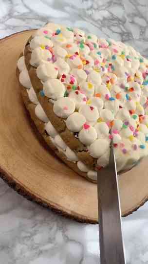 Chocolate Chip Cookie Cake Soft Chewy Dessert