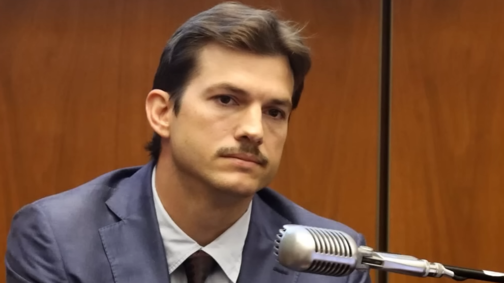 I thought it was red wine - Ashton Kutcher’s date was already dead