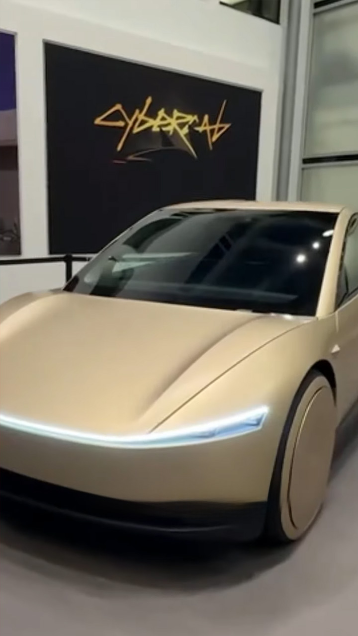 Tesla's concept voor een autonome taxi