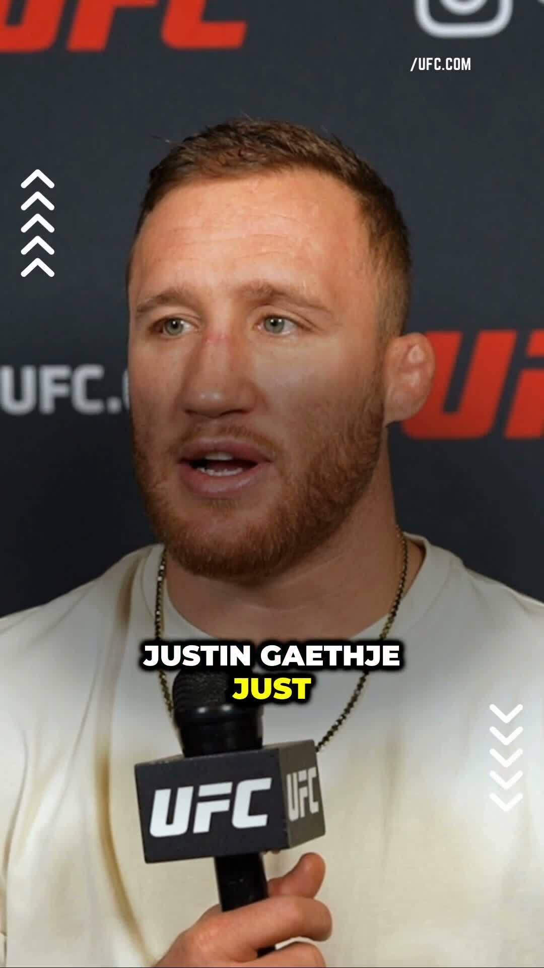 Gaethje hints at retirement