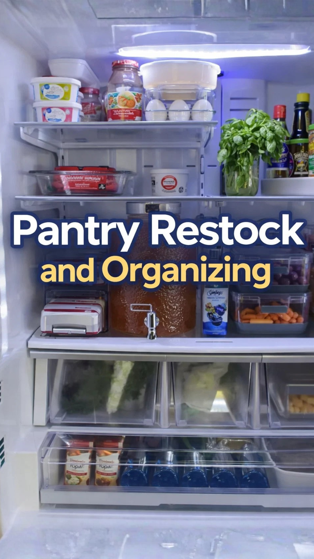 Dream pantry restock and organizing ASMR reset