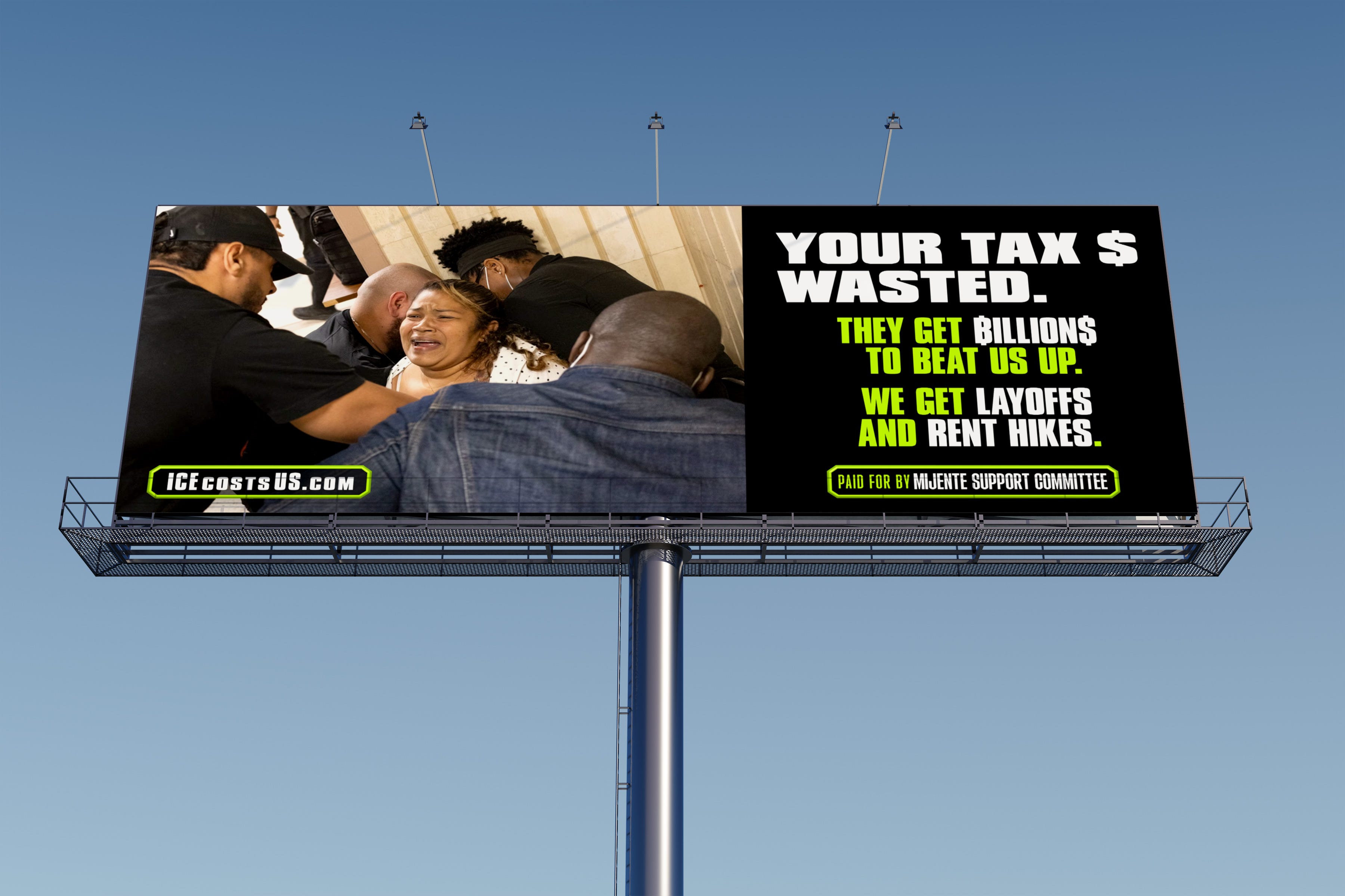 Stephen Miller-linked group behind pro-ICE billboard near Detroit
