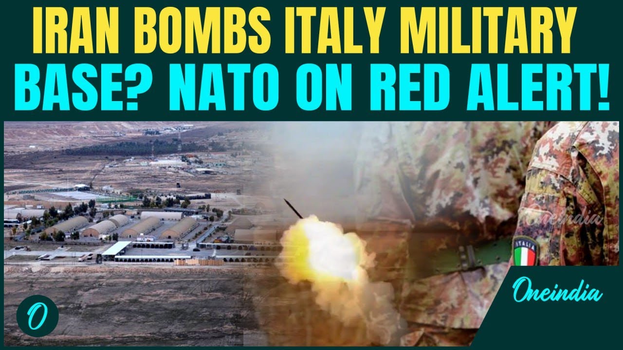 BREAKING: Iran Missiles HIT Italy Military Base In Erbil? 300+ Troops ...