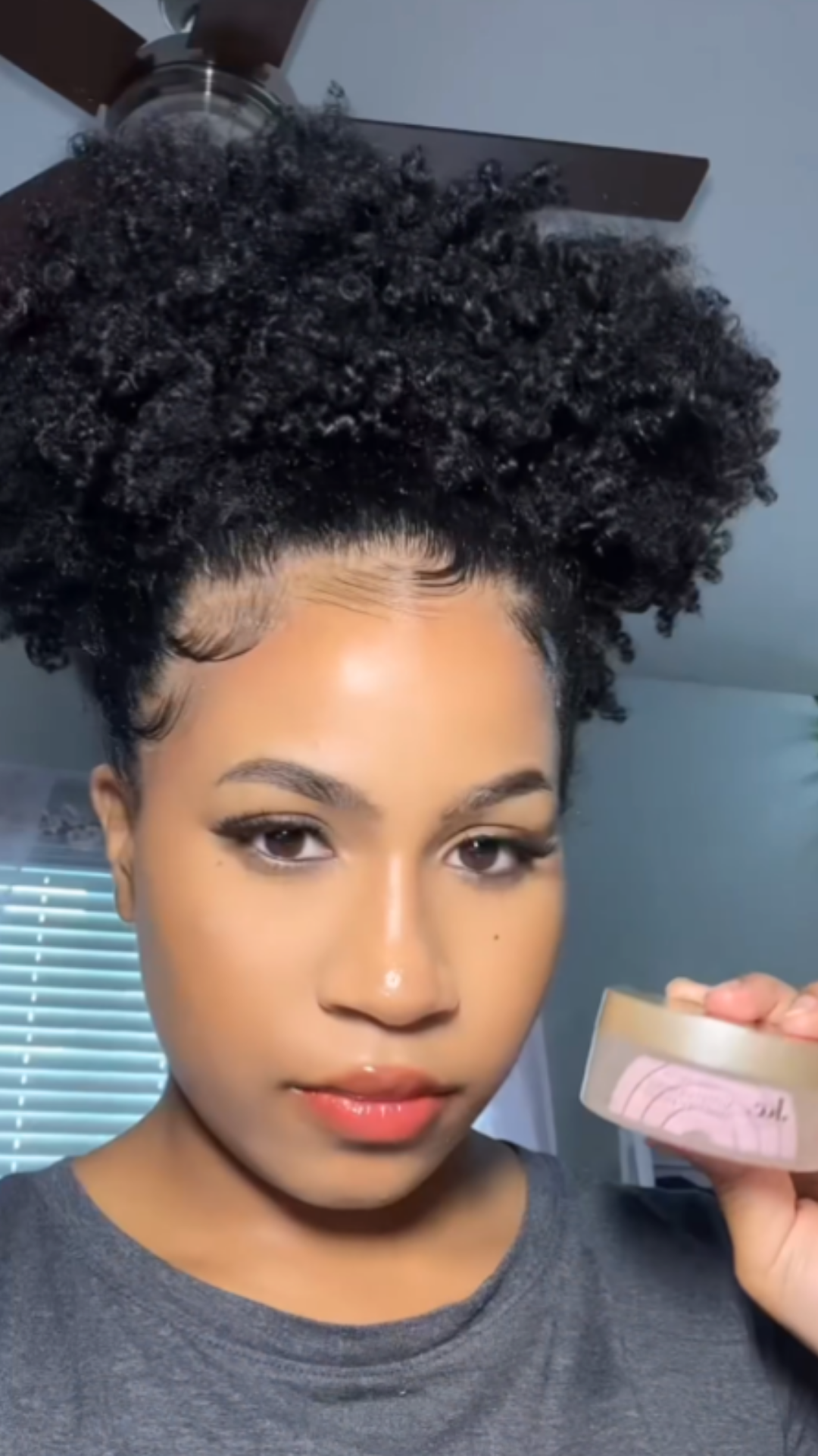 Healthy edges routine for natural Afro hair