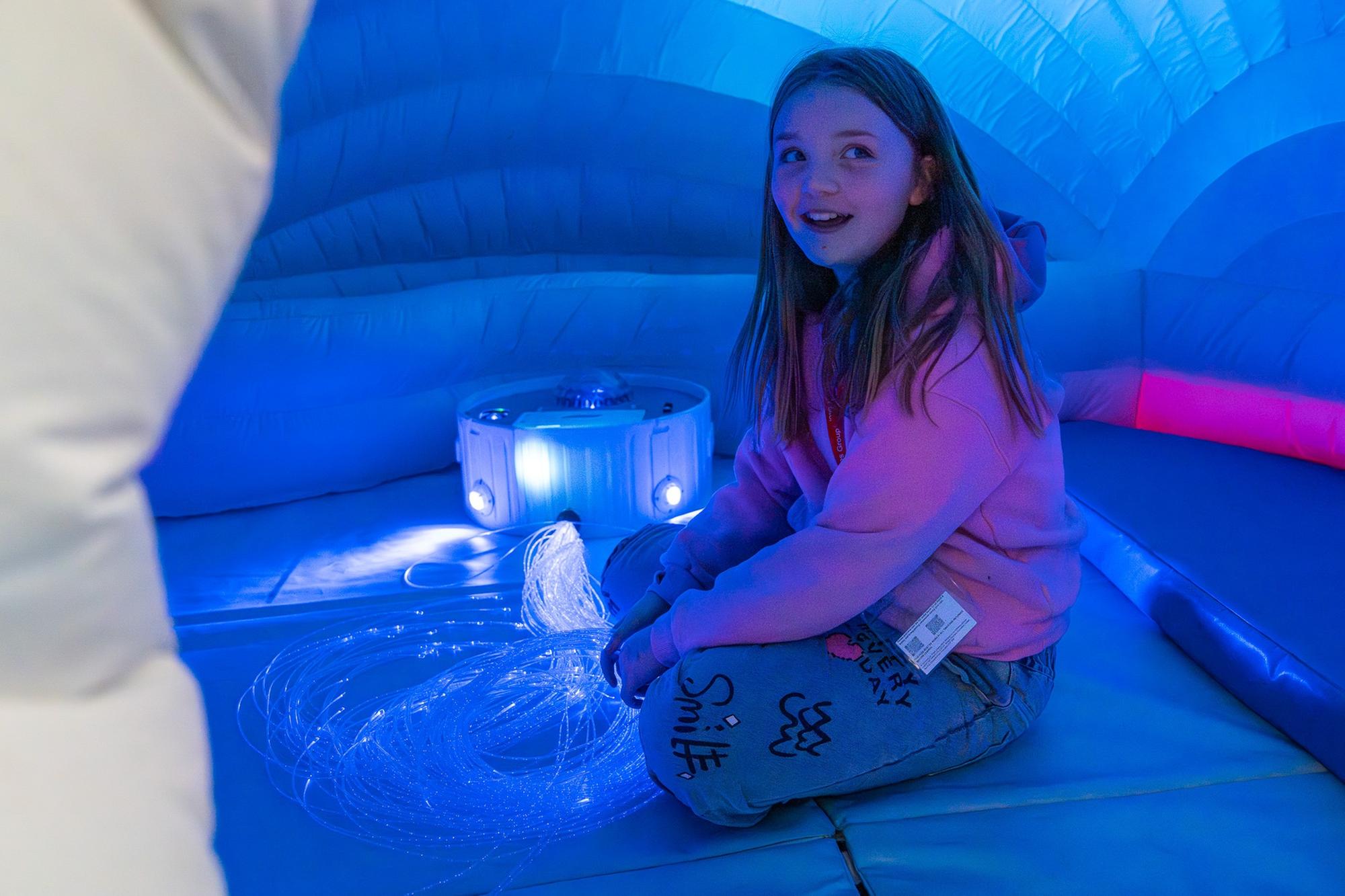 Sensory igloo helps young people at Doncaster carers' event