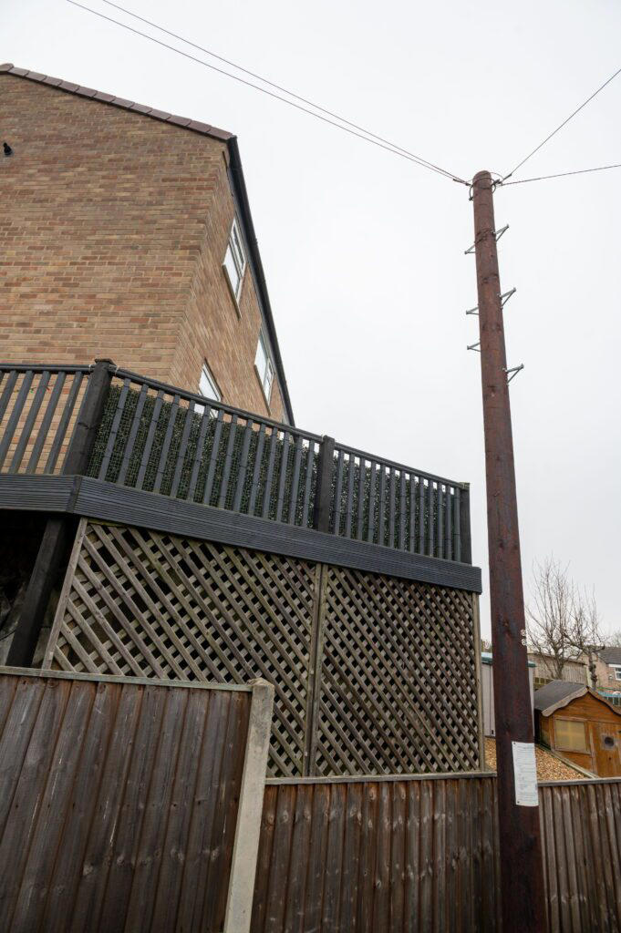 Mum fuming after 'eyesore' telegraph pole erected two metres from home