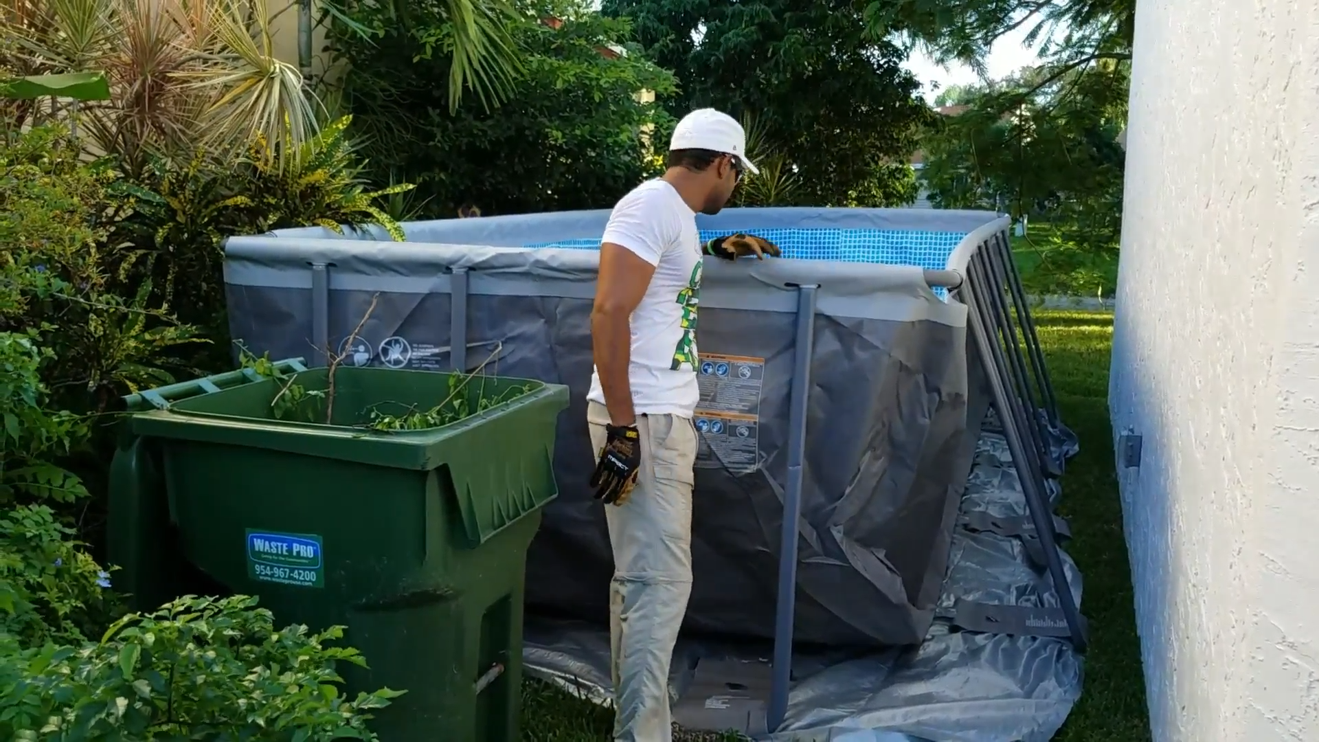 Building a giant fish pool for my monster fish