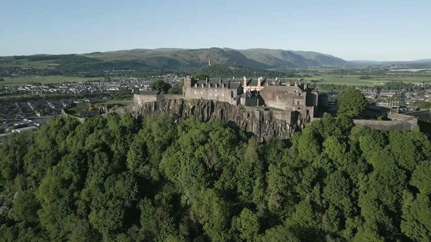 Stirling, Scotland: Drone tour of the "gateway to the Highlands"