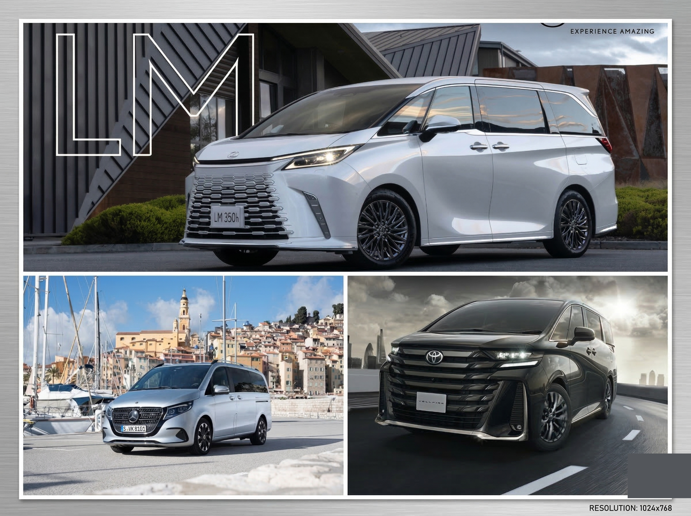 Mercedes-Benz V-Class vs Lexus LM vs Toyota Vellfire – spec comparison