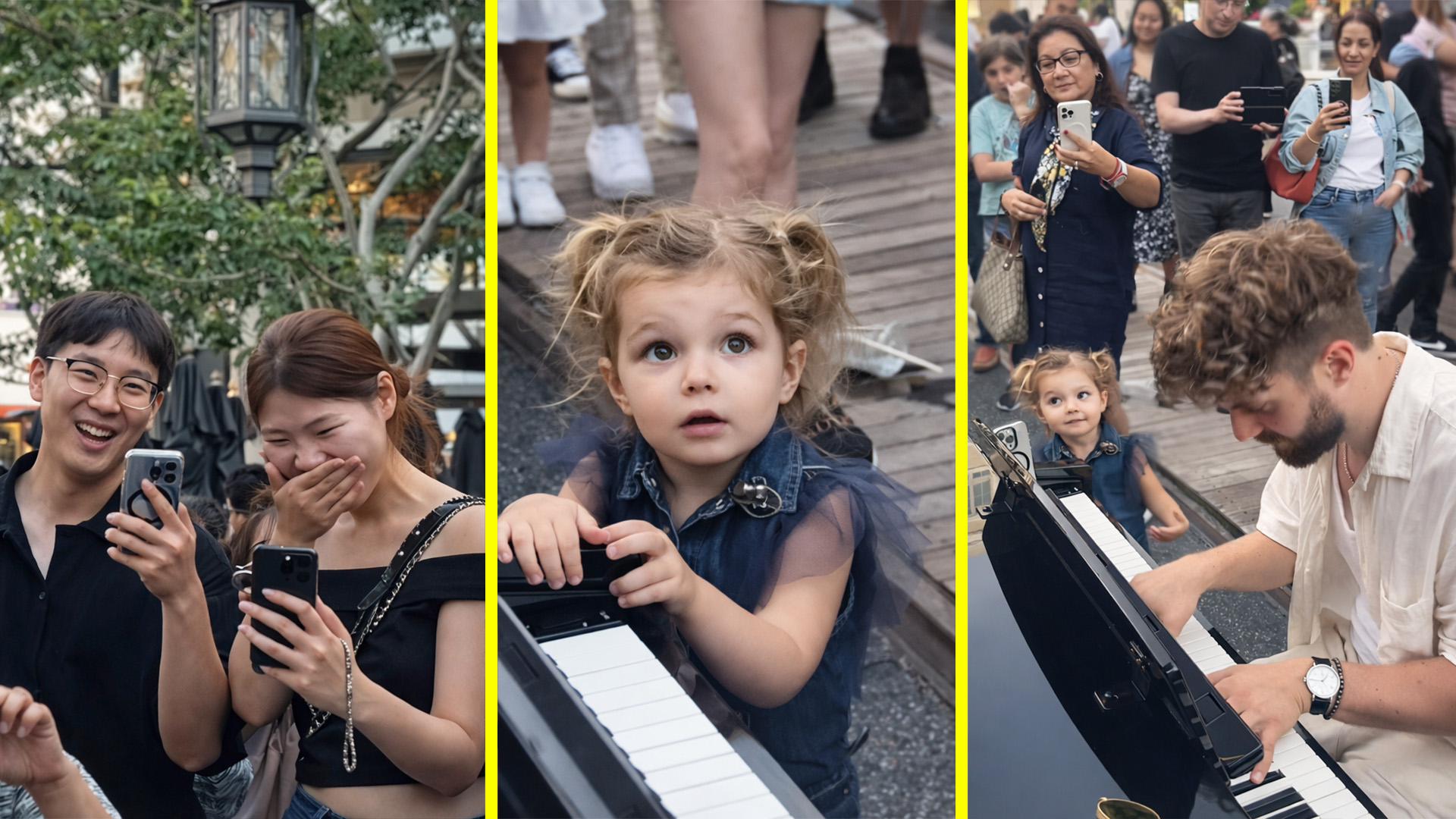 This 3-year-old’s voice stopped the crowd