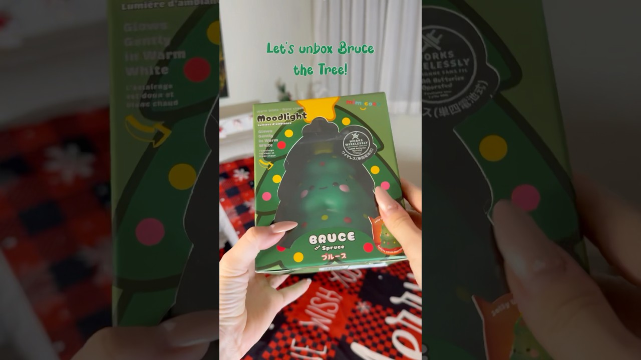 Unboxing Bruce the Spruce | The cutest Christmas night light! 🎄