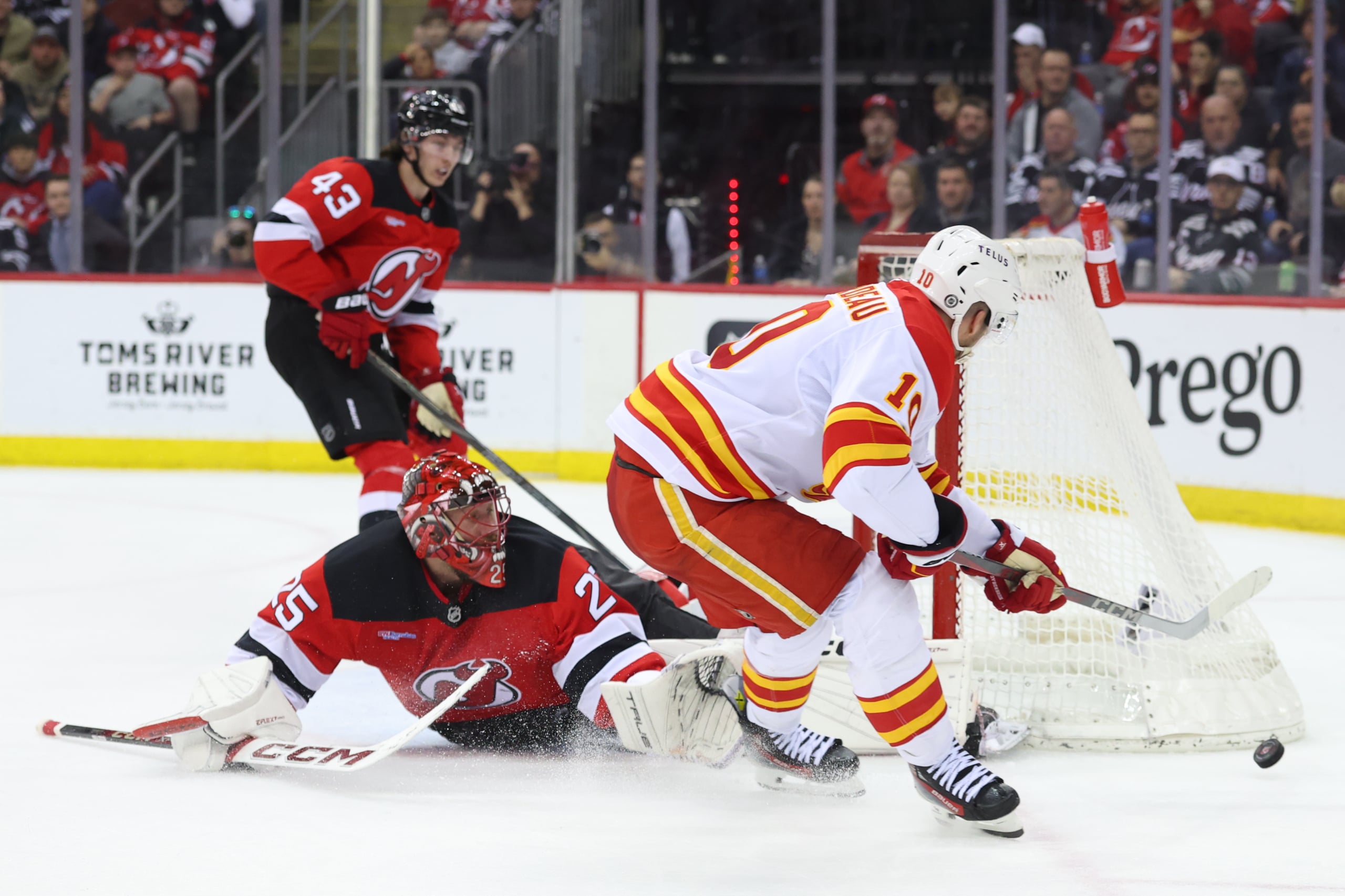 Devils game 65, vs. Flames; lines, notes, & how to watch