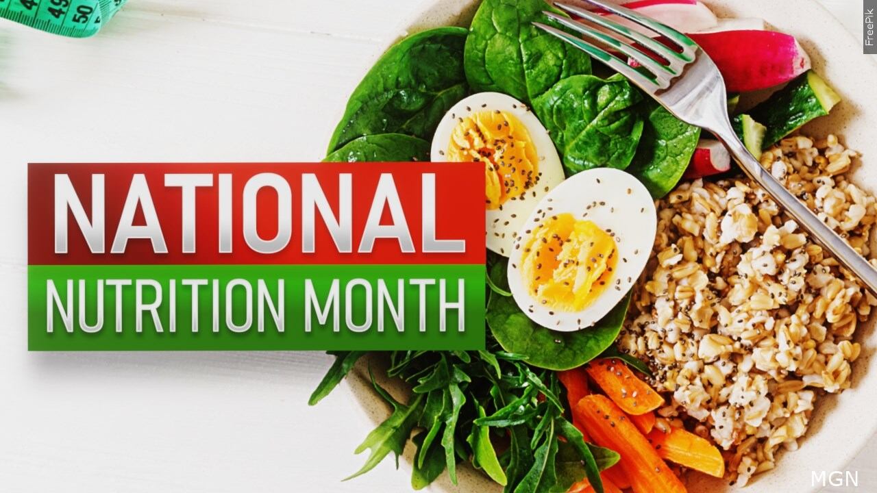 National Nutrition Month: Tips for healthy eating habits