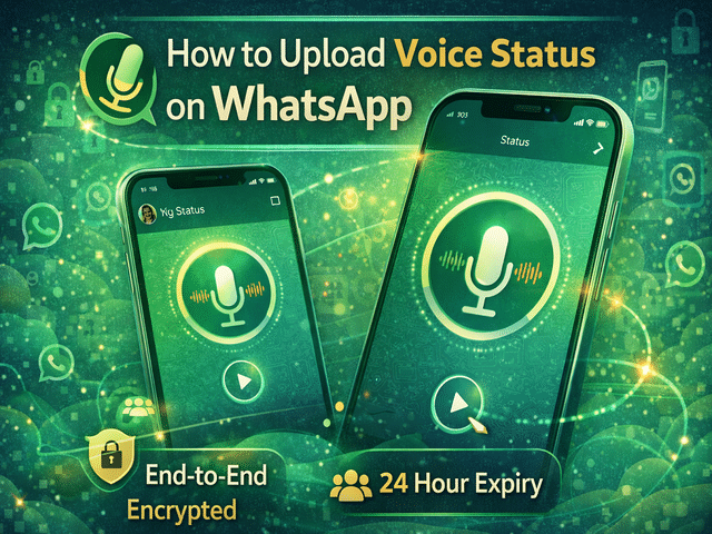 WhatsApp voice status feature: How to post voice updates on your status