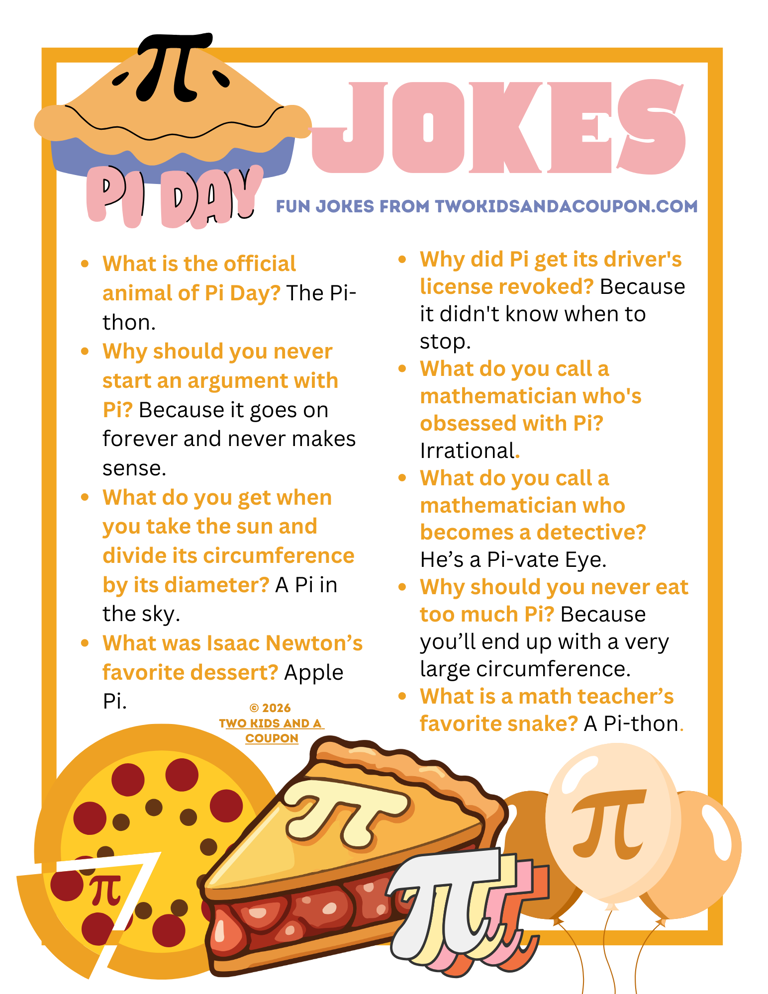 A slice of humor: The ultimate list of Pi Day jokes