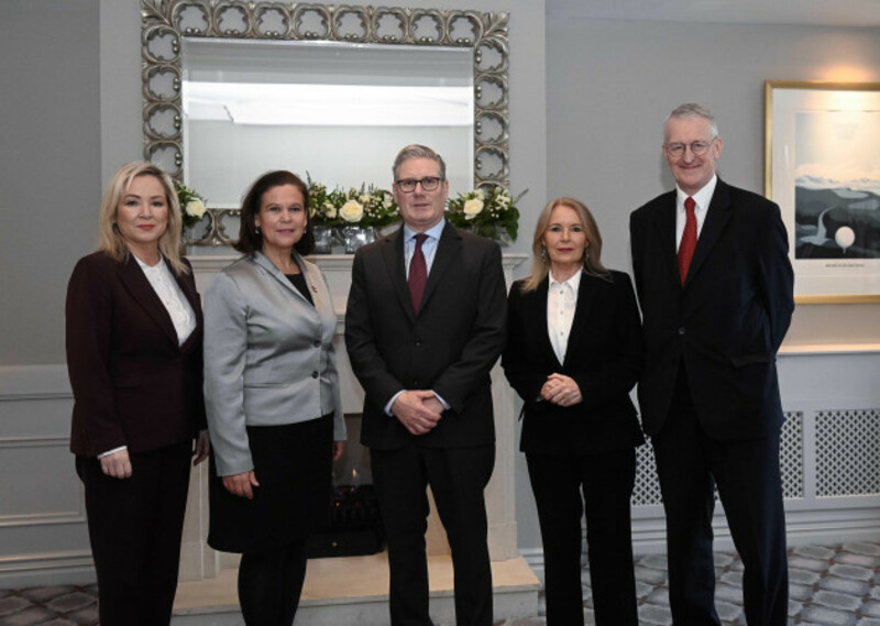 Starmer has 'forthright' meeting with Mary Lou McDonald in Belfast ...