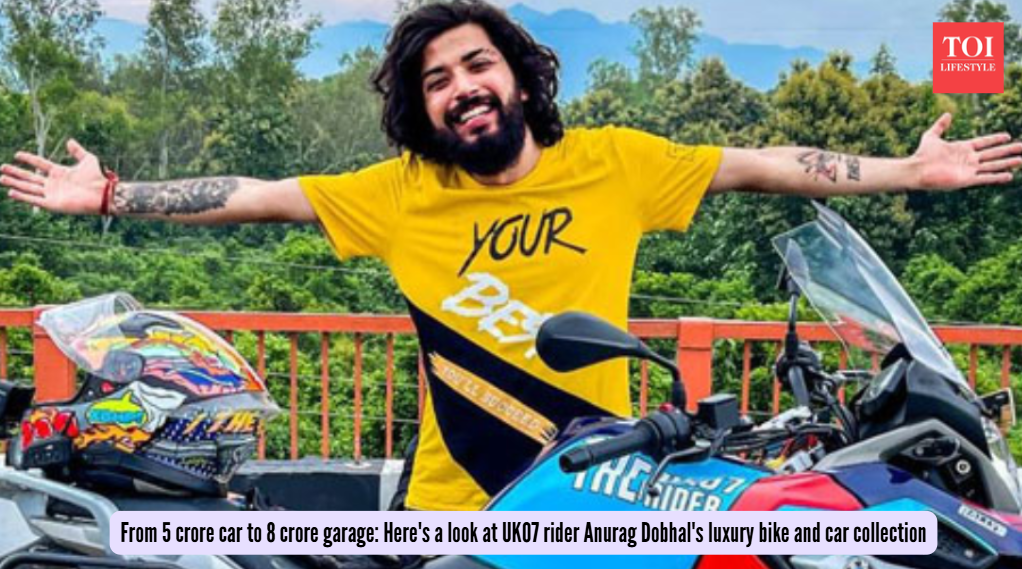From 5 crore car to 8 crore garage: Here's a look at UK07 rider Anurag ...