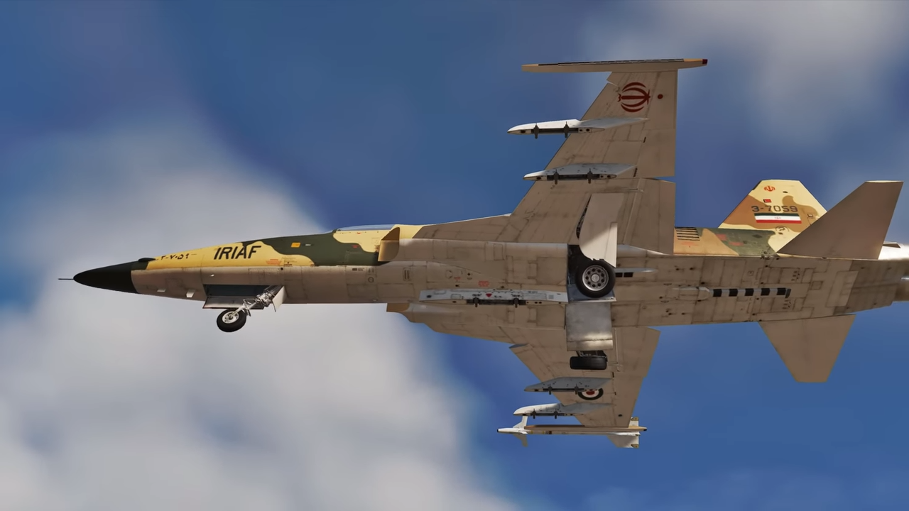 Watch the moment Iraqi jets jump an Iranian F-5 ace