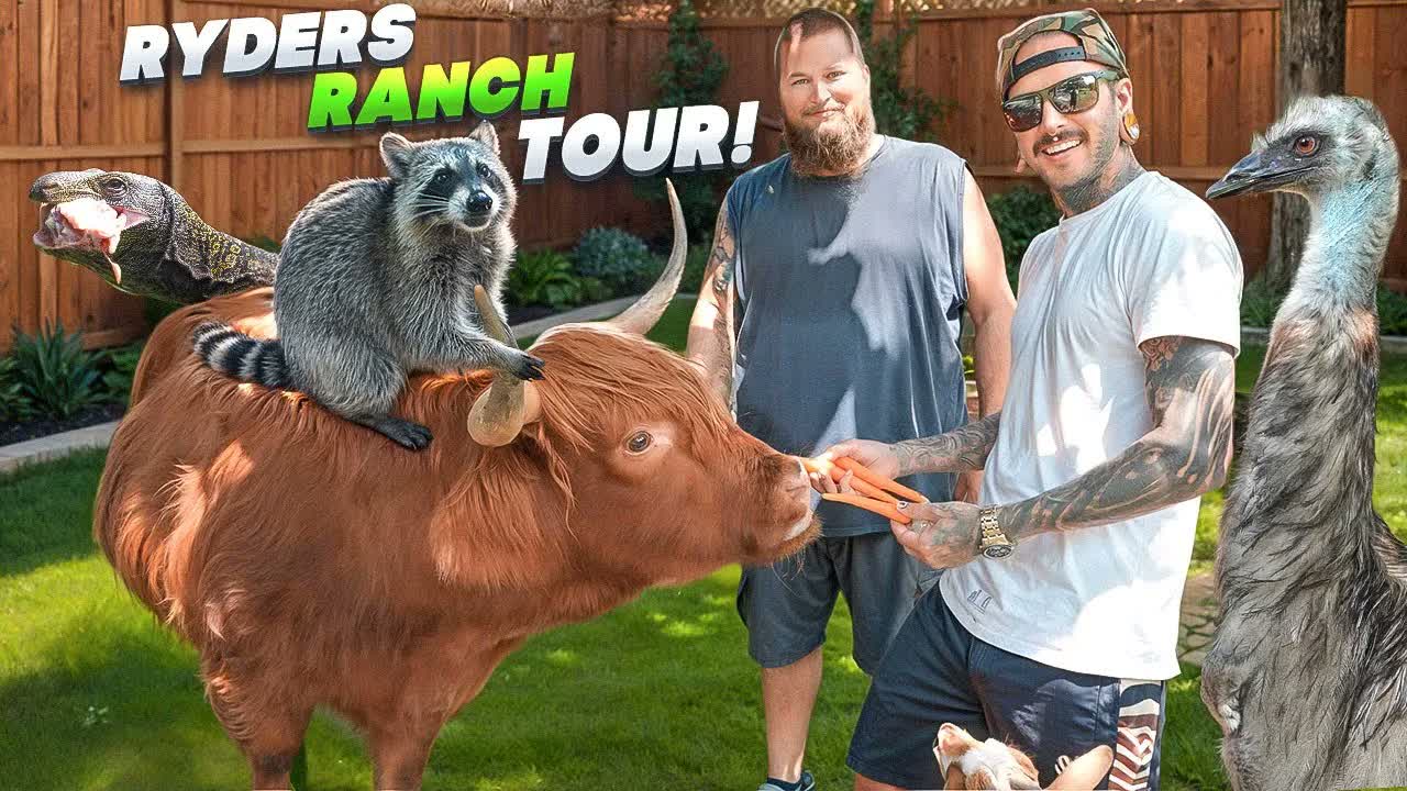 Getting an owl tattoo at Ryders Ranch