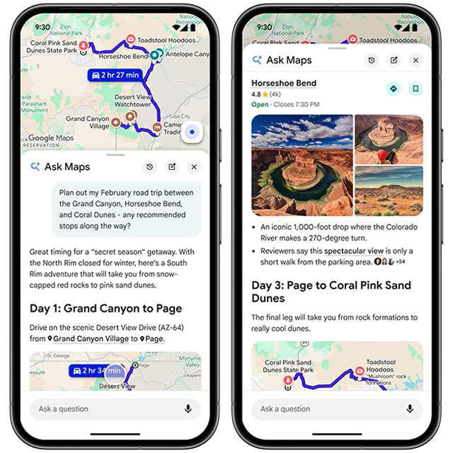 Google Maps tutto nuovo con Gemini, mappe 3D e altre novità