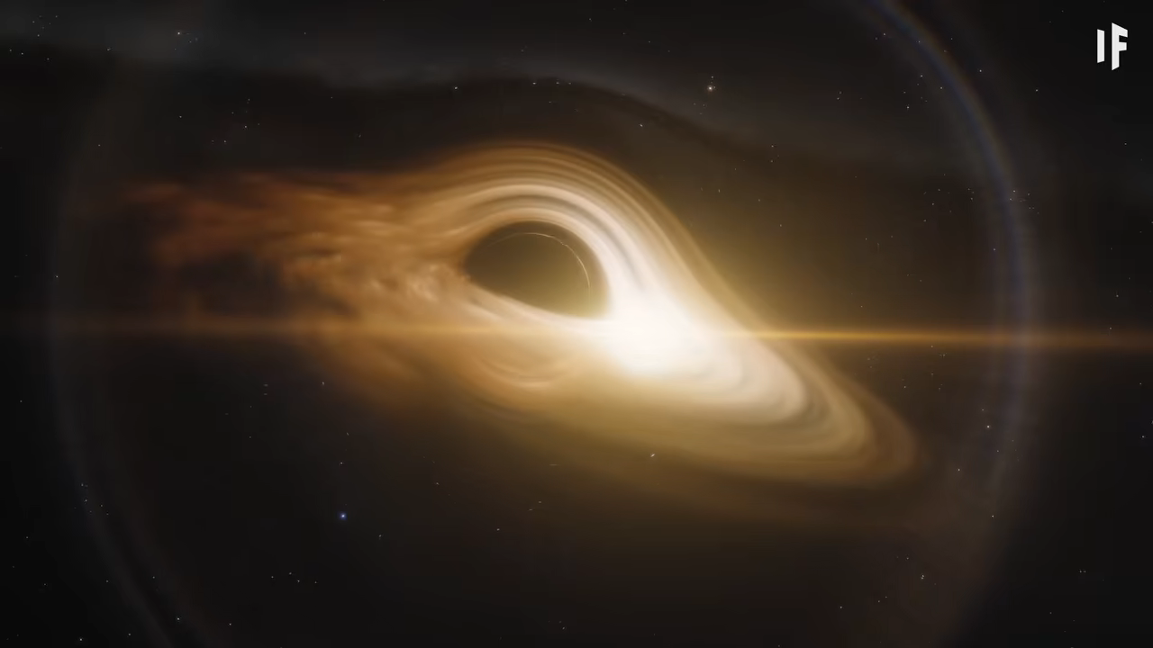 Voyez ce qui arriverait si un trou noir frôlait la Terre à une vitesse ...
