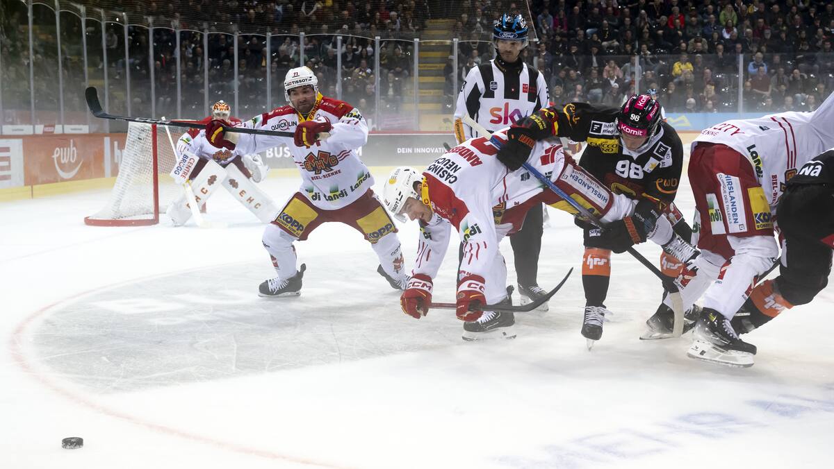 Des porte-bonheurs ? Berne et Bienne se sont souvent rencontrés en play-off