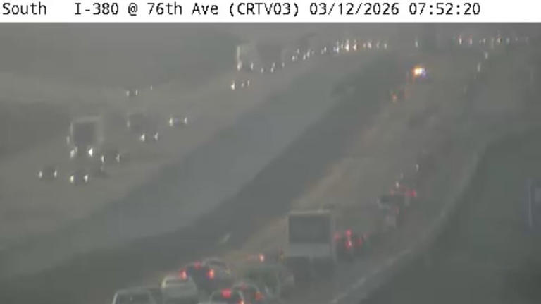 Traffic alert: Crash on I-380 south slows morning commute