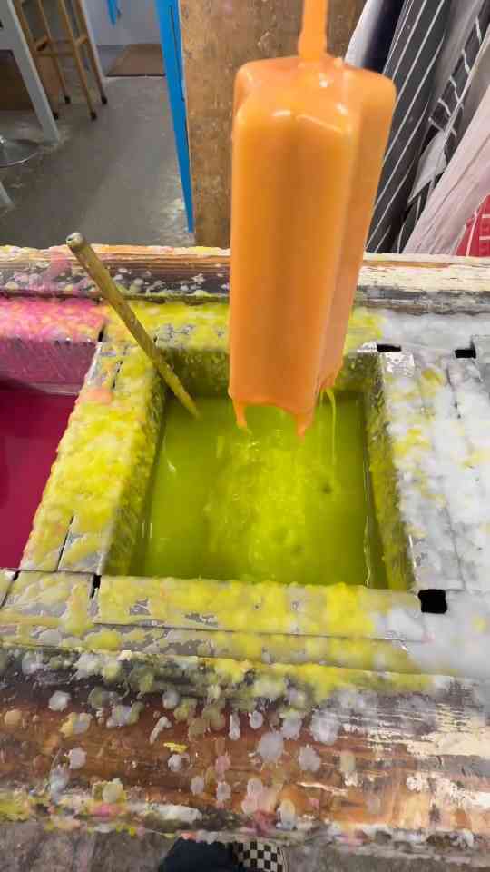 The relaxing art of candle wax dipping