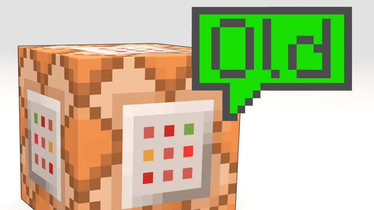 The oldest Minecraft command ever discovered