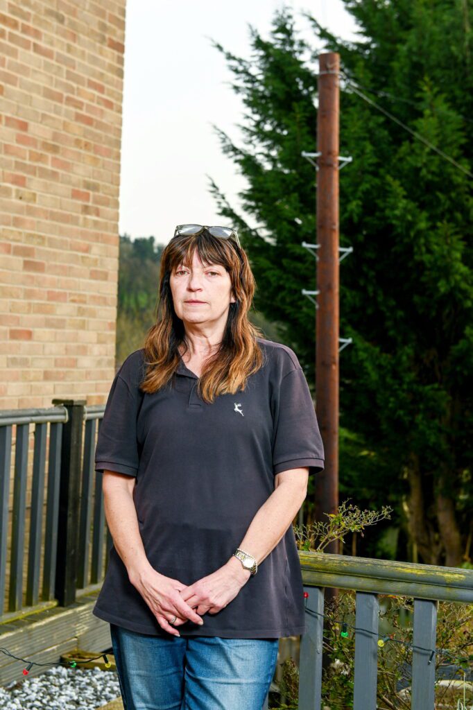 Mum fuming after 'eyesore' telegraph pole erected two metres from home