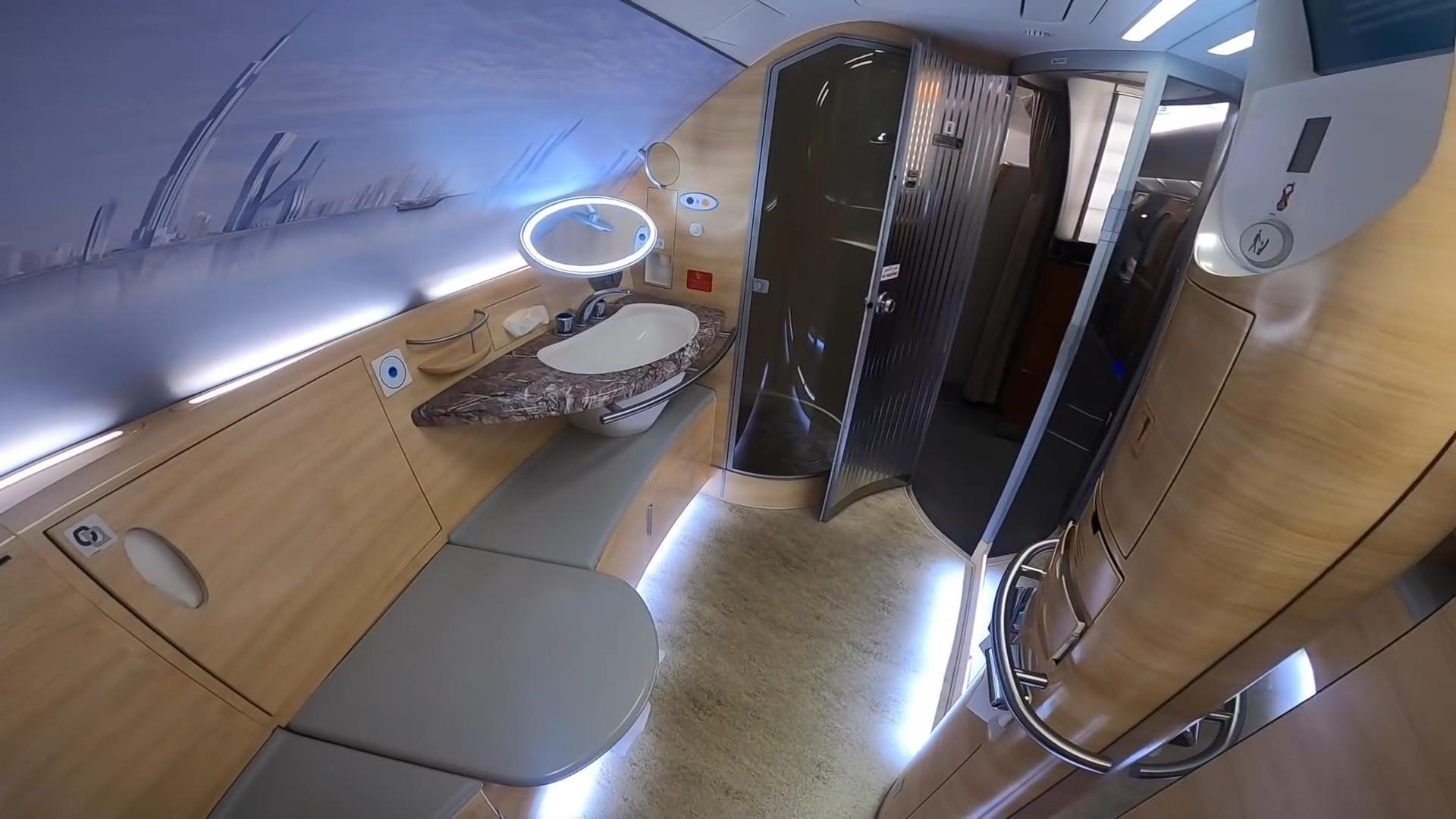 He boarded the world’s largest plane - then he saw the first class suite