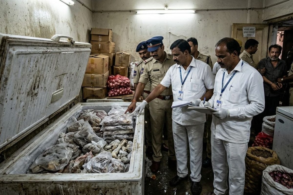 300 kg rotten meat meant for hotels seized in Hyderabad, 1 held