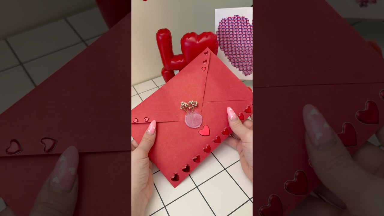 Valentine’s gift envelope DIY | Surprise your loved one