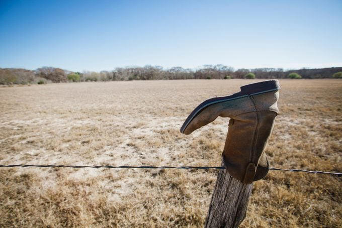 If you see a boot on a fence, this is what it means