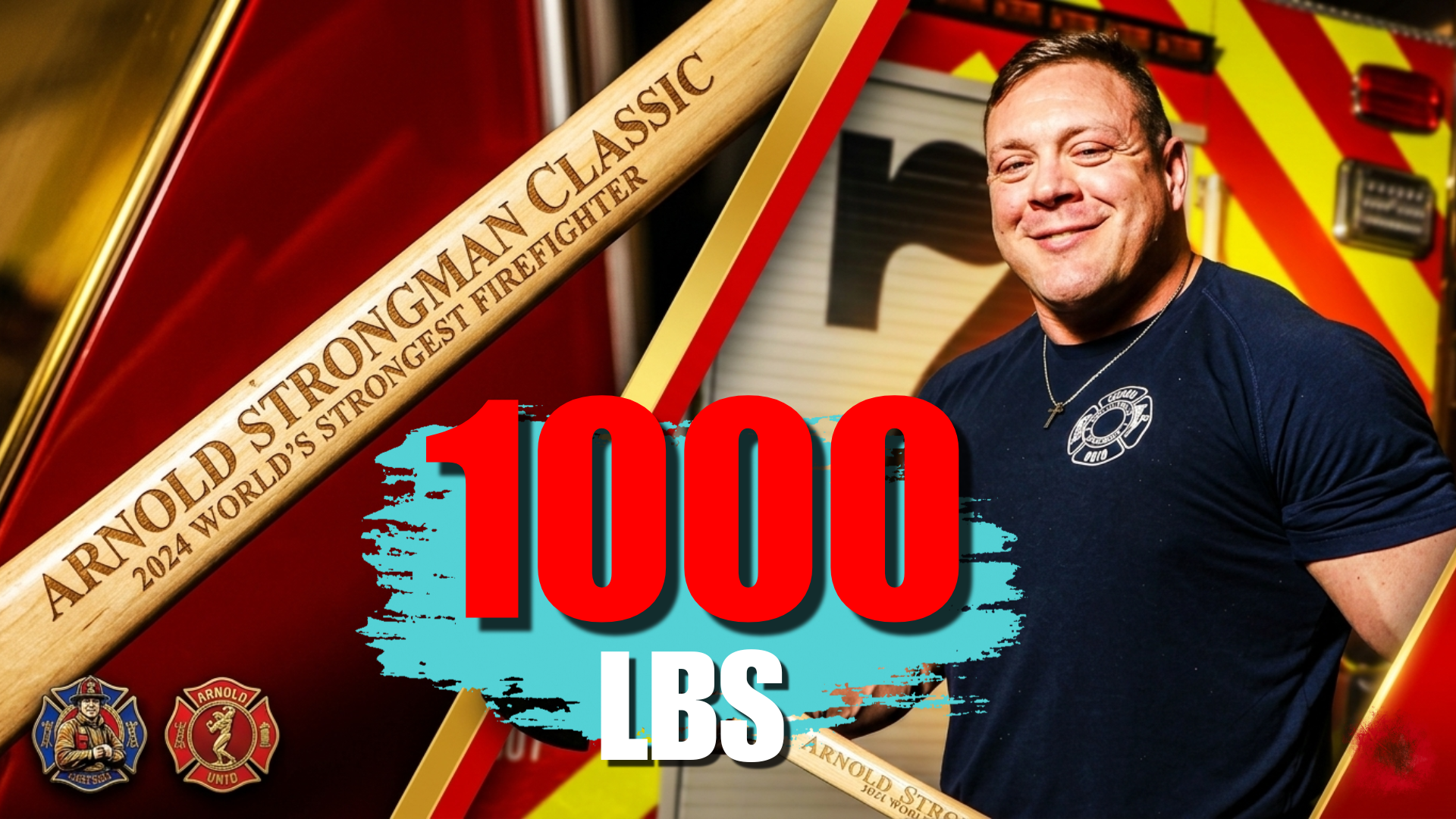 Ohio firefighter Marcus Waugh hits 1,000-lb deadlift at 2026 Arnold event