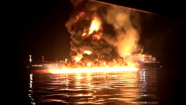 Iranians release video of attack on tankers in Iraq port