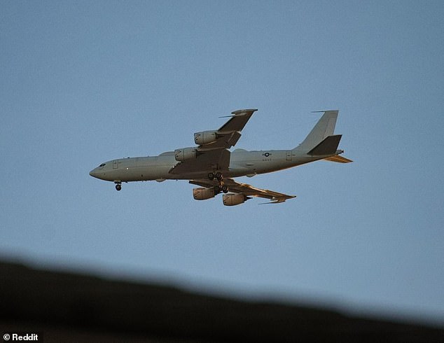 US Navy's 'doomsday plane' spotted over California as Iranian drone ...