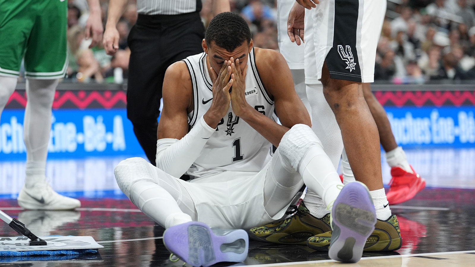 Spurs’ Victor Wembanyama will miss Nuggets showdown with ankle injury